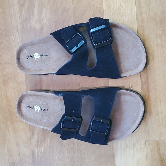 gaahuu | Shoes | Very Nice Leather Upper Gaa Huu Strap Sandals Size 6 ...